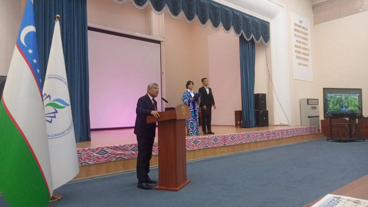 Rector of Tashkent State Pedagogical University Abdugaffar ...